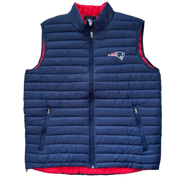 NFL | Jackets & Coats | Nfl Mens Xl New England Patriots Puffer Vest ...